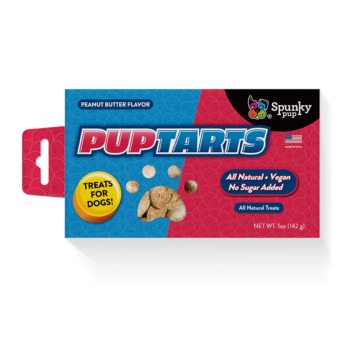 Spunky Pup PupTarts Peanut Butter Biscuits 5oz – Playful Tail