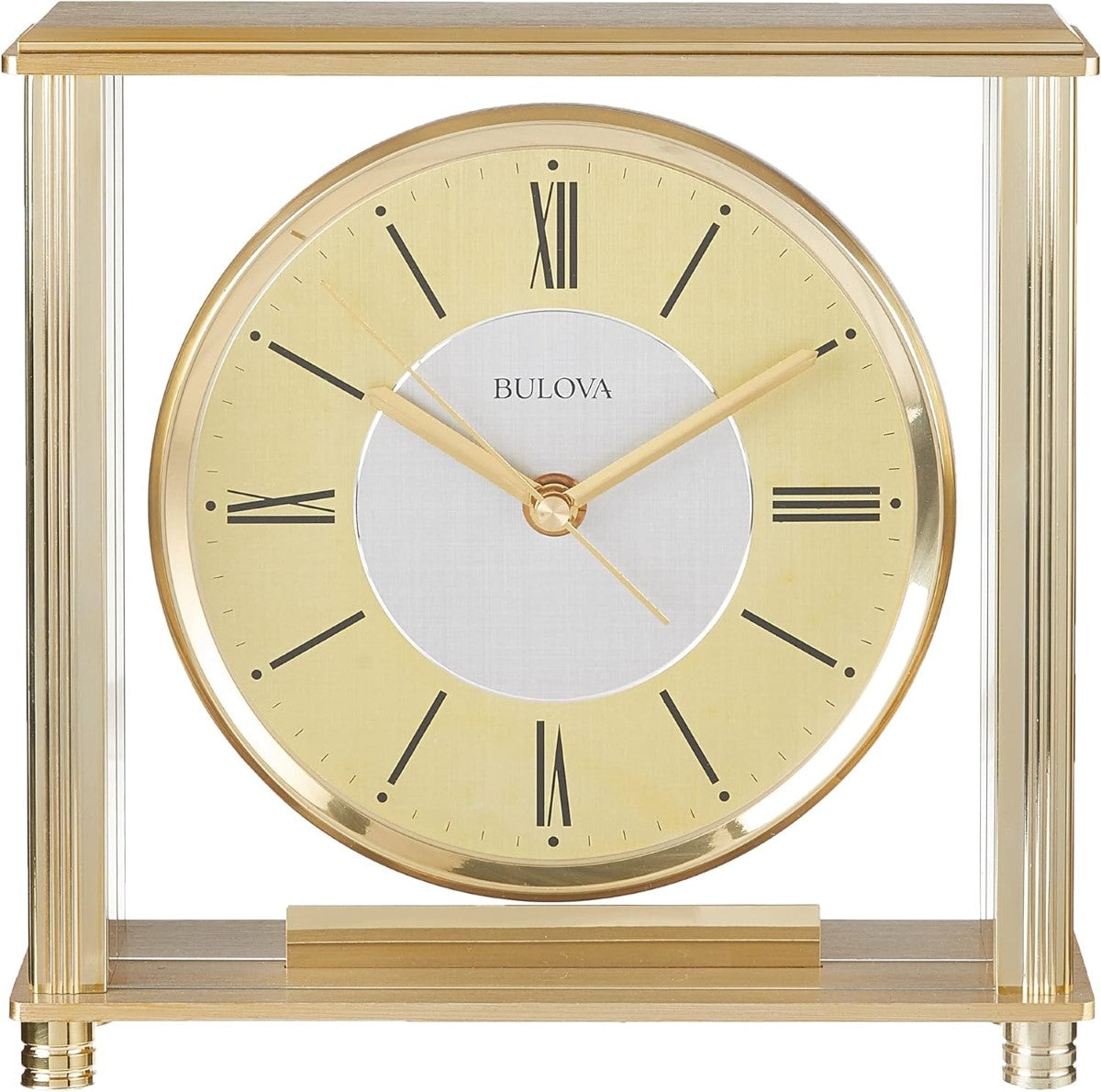 Bulova B1700 Grand Prix Floating Dial Mantel Clock – Playful Tail