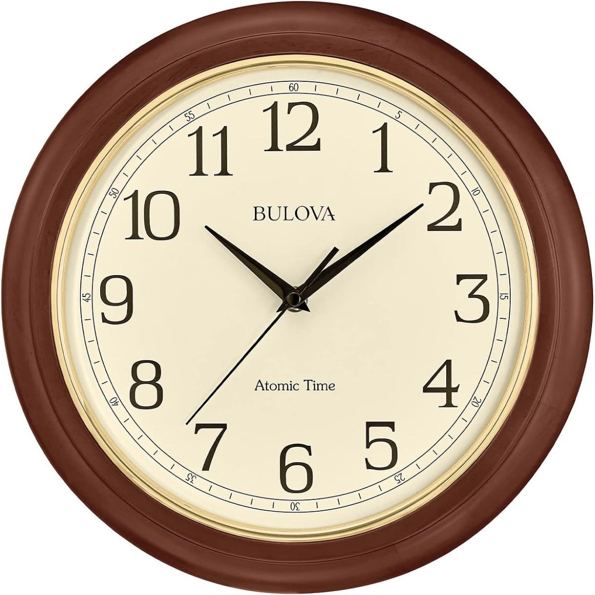 Bulova C5004 Atomic Time 2 Analog 12.4″ Wall Clock – Playful Tail