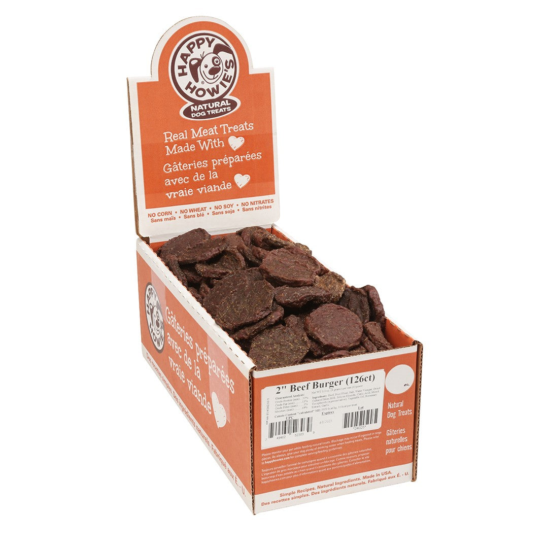 Happy Howie's Beef Burgers - Bulk (2 Sizes Available) – Playful Tail