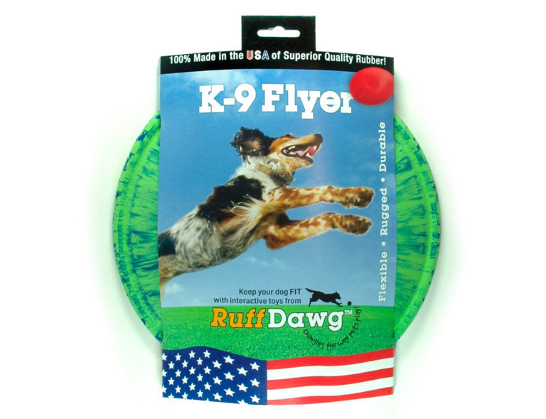 Ruff Dawg K9 Flyer Dog Toy, Assorted (2 Sizes Available) – Playful Tail