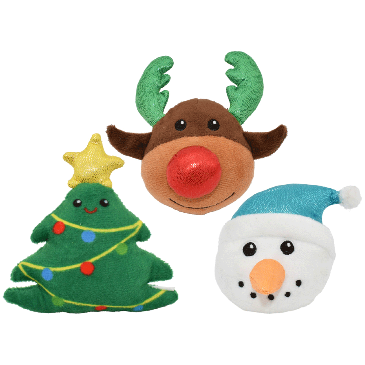 Multipet Cat Toy Holiday Pull & Vibrate Plush Cat Toy (Assorted Styles ...