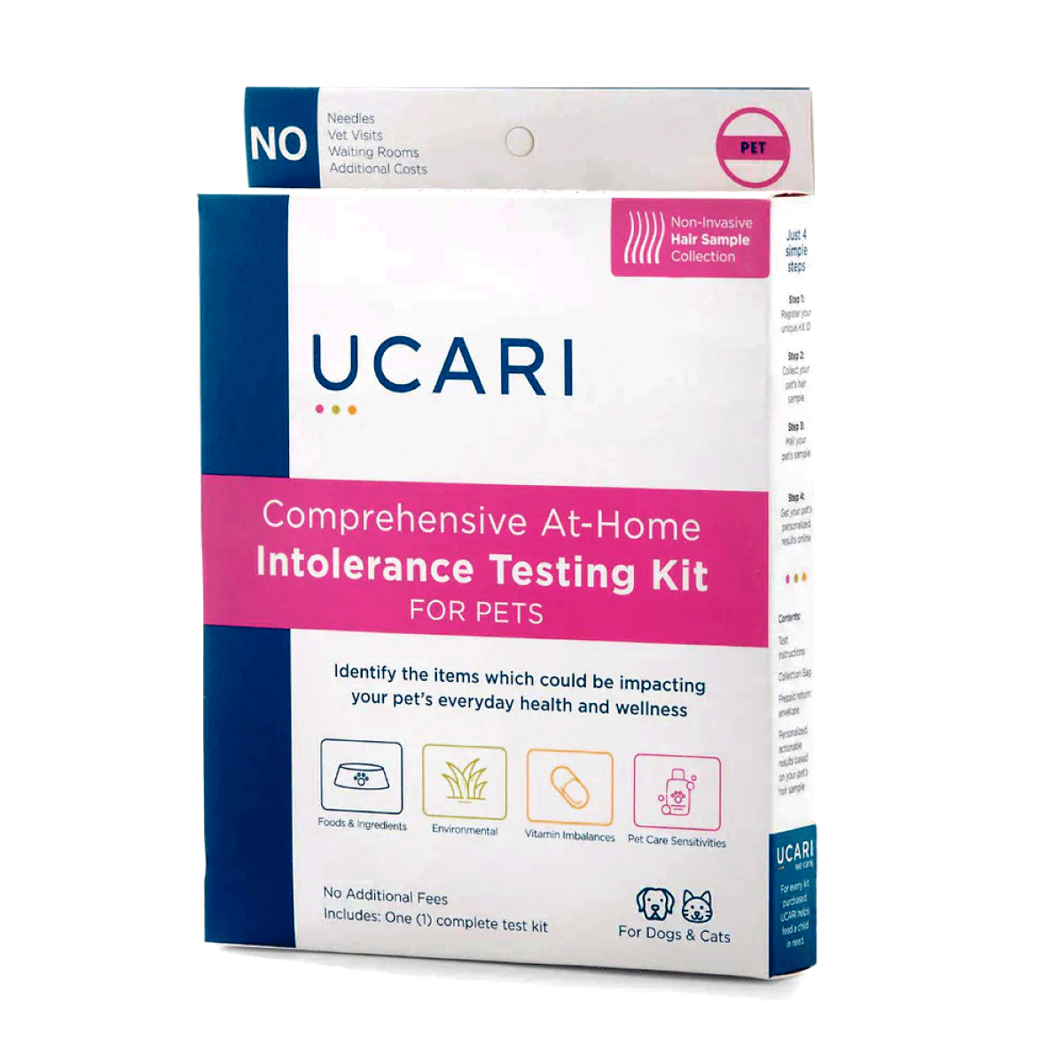 UCARI Pet Sensitivity and Intolerance Test Kit - Screens for 1,500+ In ...